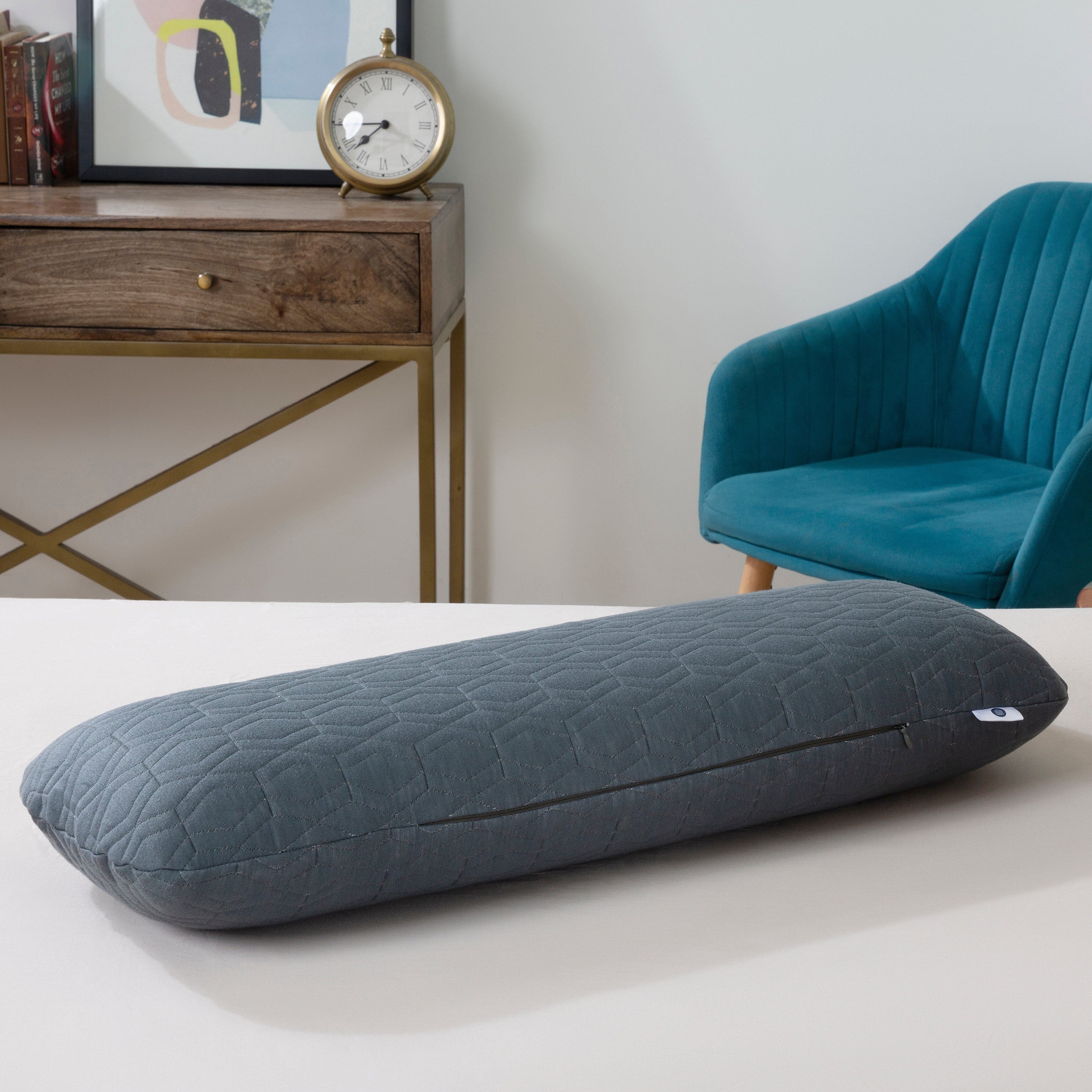 Half Body Memory Foam Bed Pillow and Hug Pillow-The White Willow